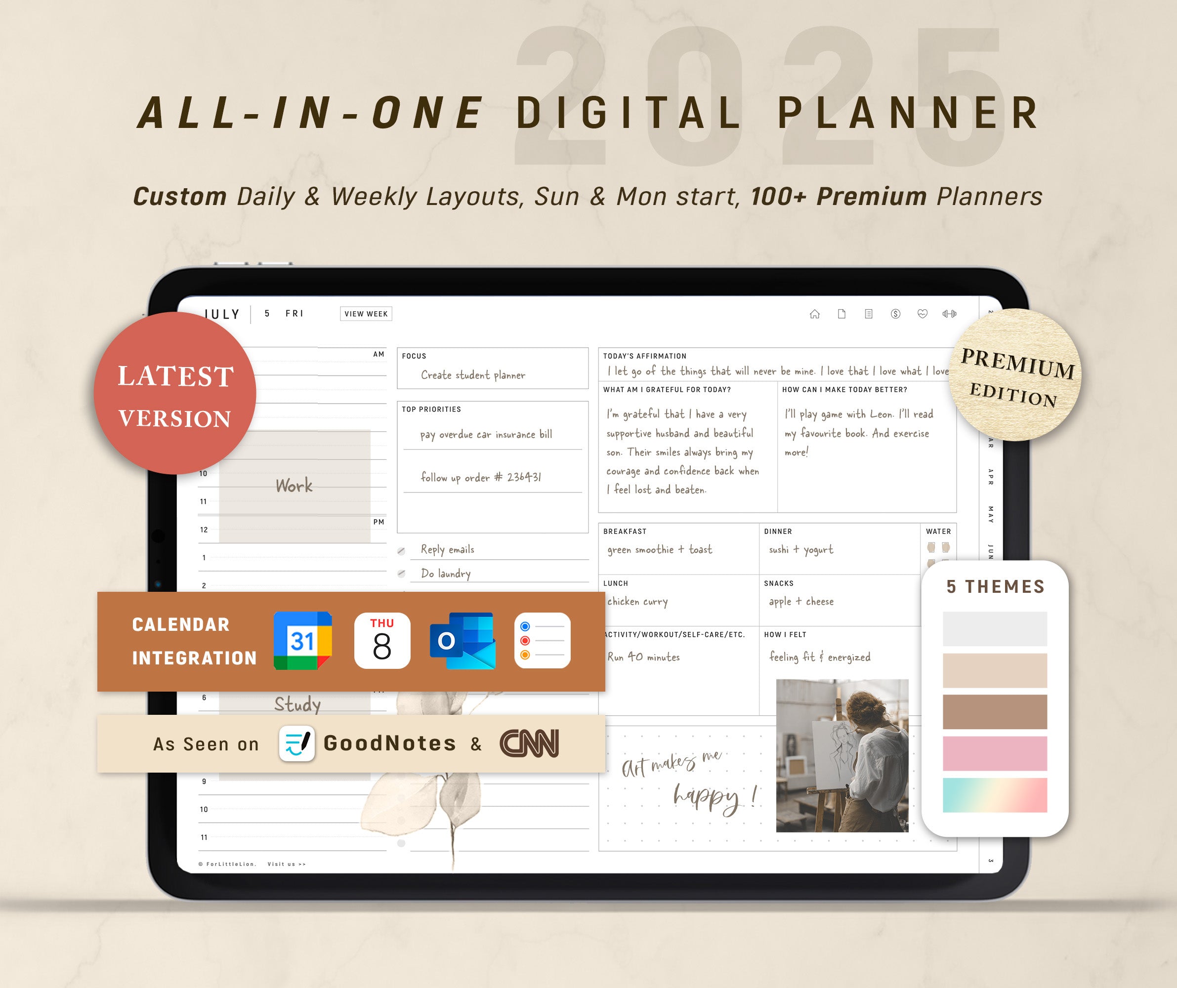 All-in-one Digital Planner 2025 – ForLittleLion