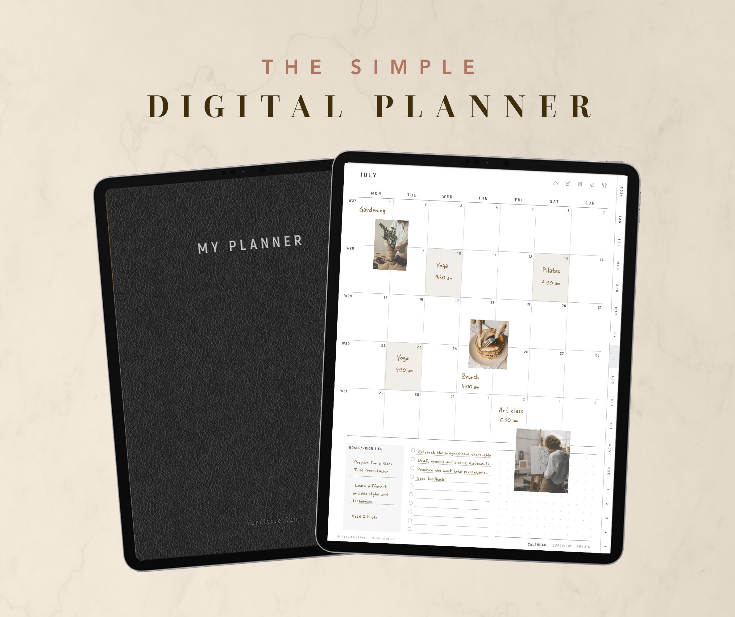 2026 Simple Digital Planner – ForLittleLion