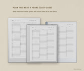 reMarkable Paper Pure All-in-one Planner (2027–2030 Future Planner Inc ...