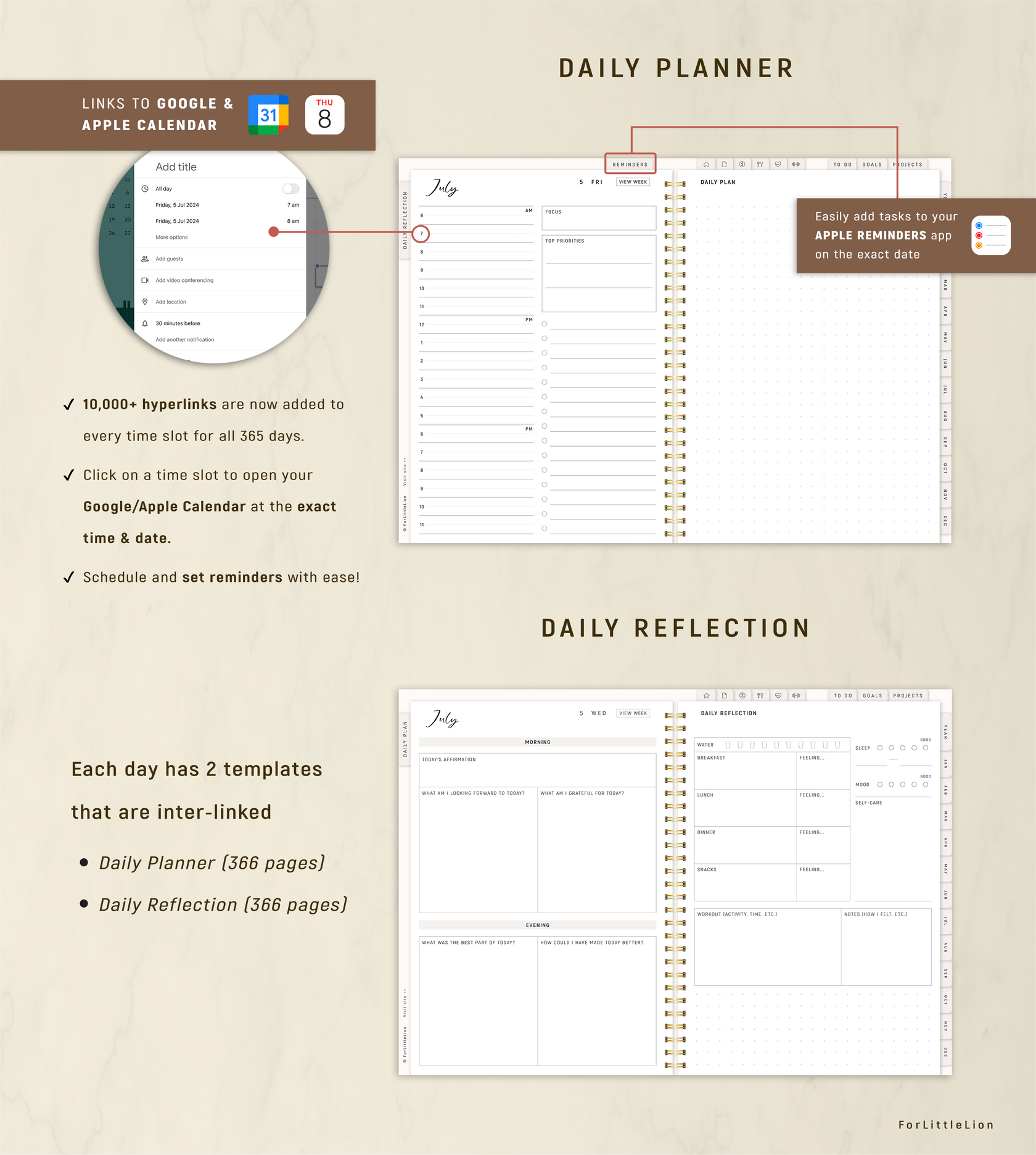 Ultimate Digital Planner | 2024 2025 2026 + Undated – ForLittleLion