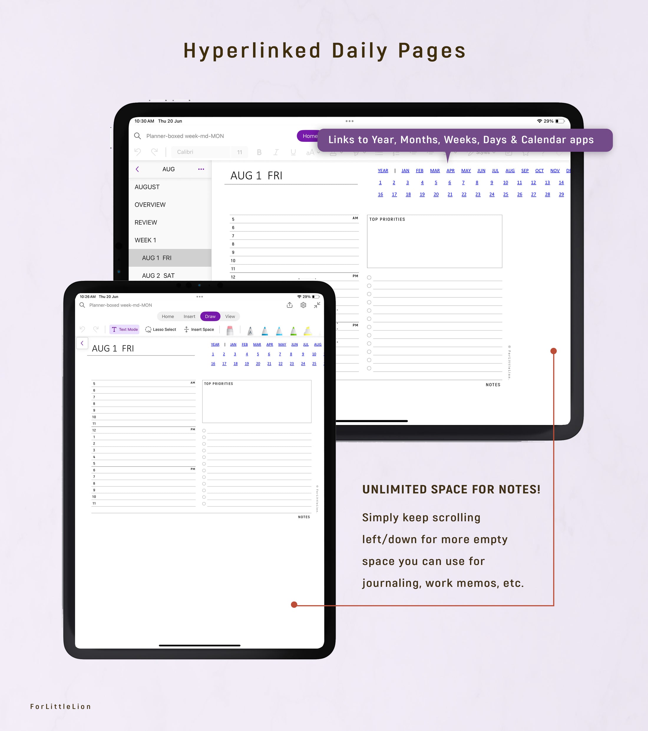 Ultimate OneNote Planner for Professionals 2026 – ForLittleLion