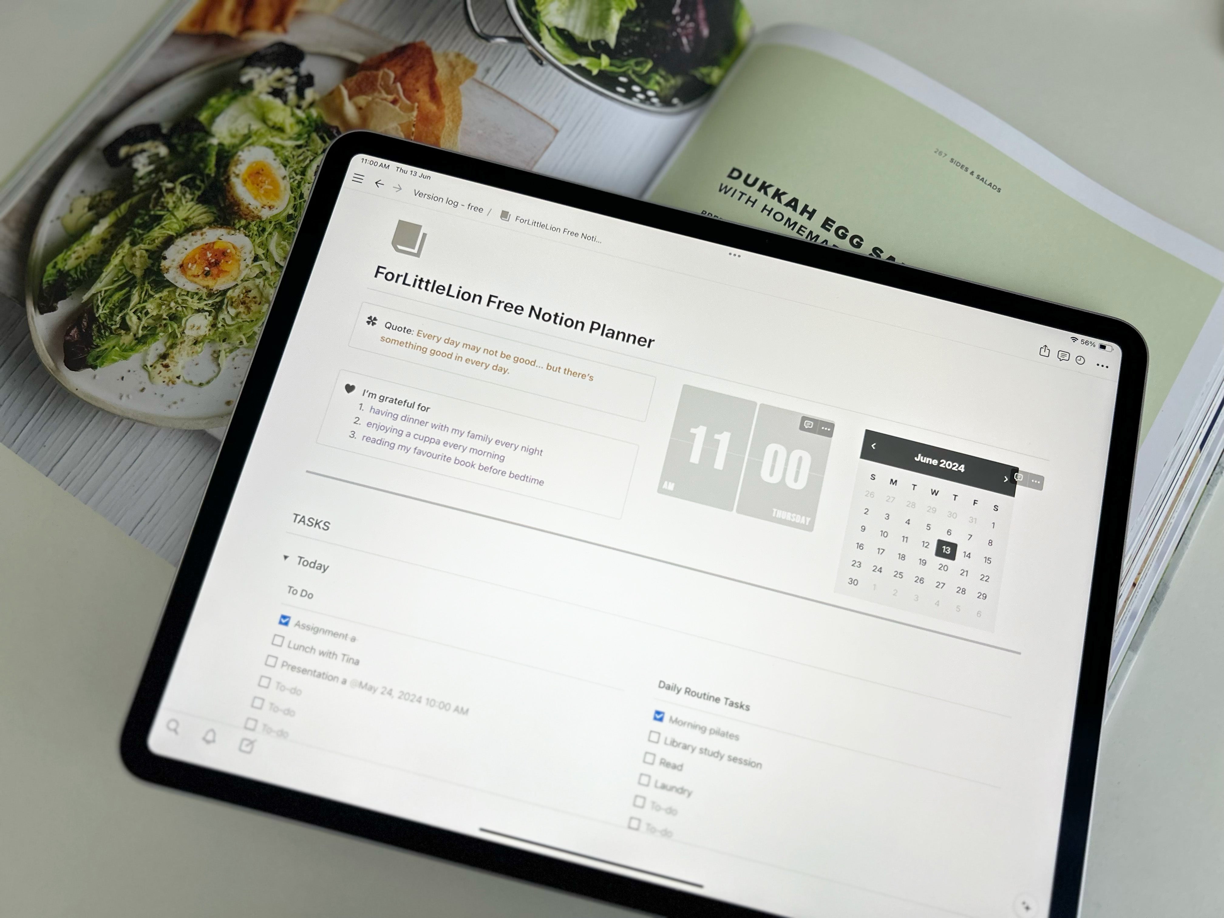 Free Notion Planner – ForLittleLion
