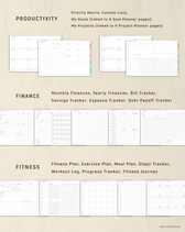 All-in-one Digital Planner 2024 2025 2026 + Undated – ForLittleLion