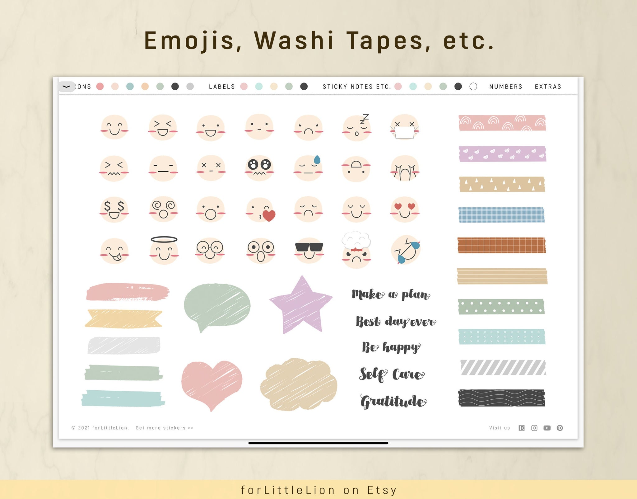 Goodnotes Mega Sticker Book – ForLittleLion